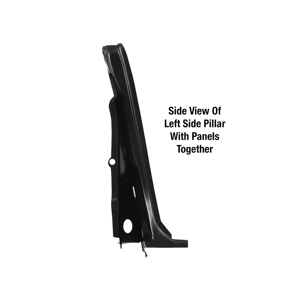 3644B 1967 - 1968 Mustang B Pillar Inner & Outer LH & RH