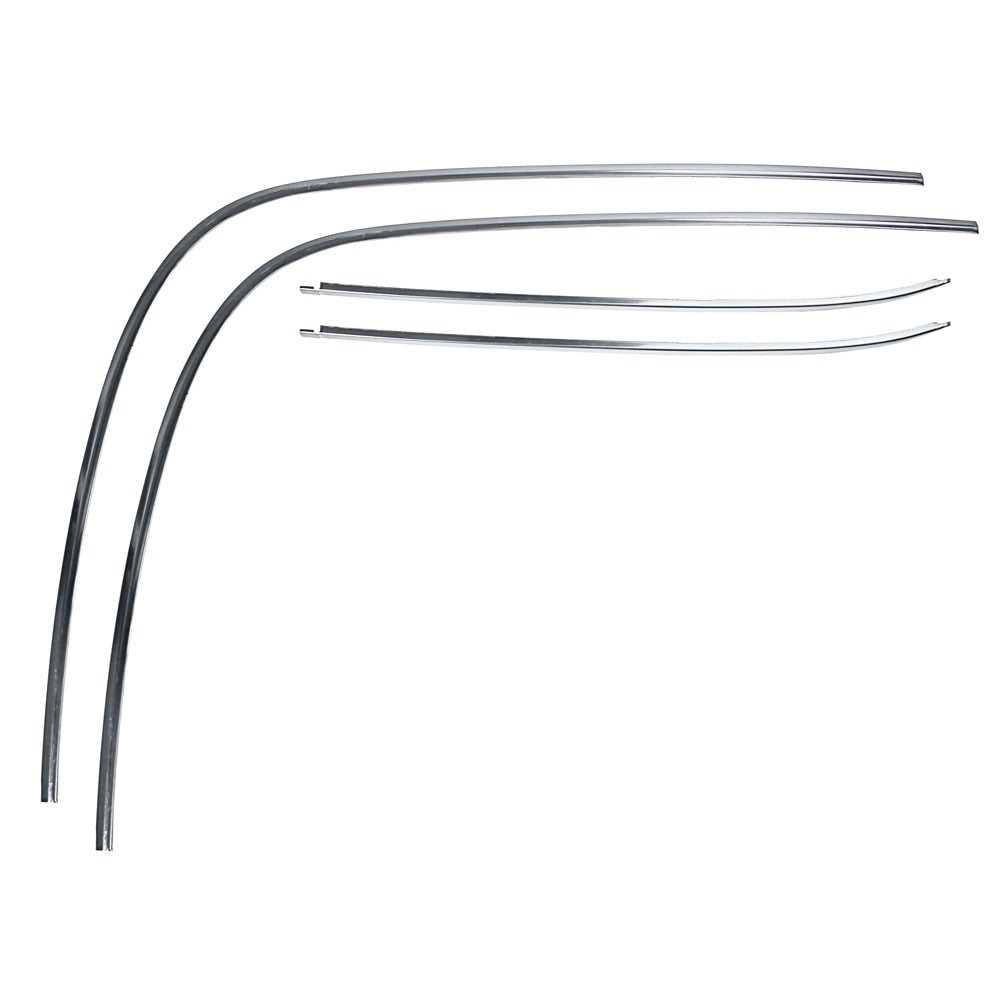 C5ZZ-6342404 1965 - 1966 Mustang Fastback Rear Window Molding 4 Pce Set