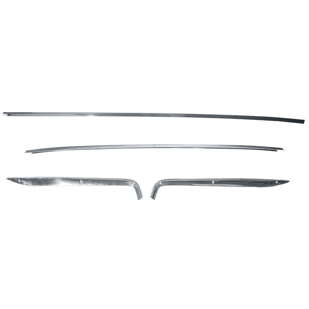 Scott Drake C7ZZ-6542404 1967 - 1968 Mustang Coupe Rear Window Molding Set