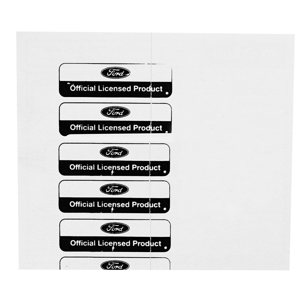 Jim Osborn Reproductions DF-380 1972 Mustang Tire Pressure Decal