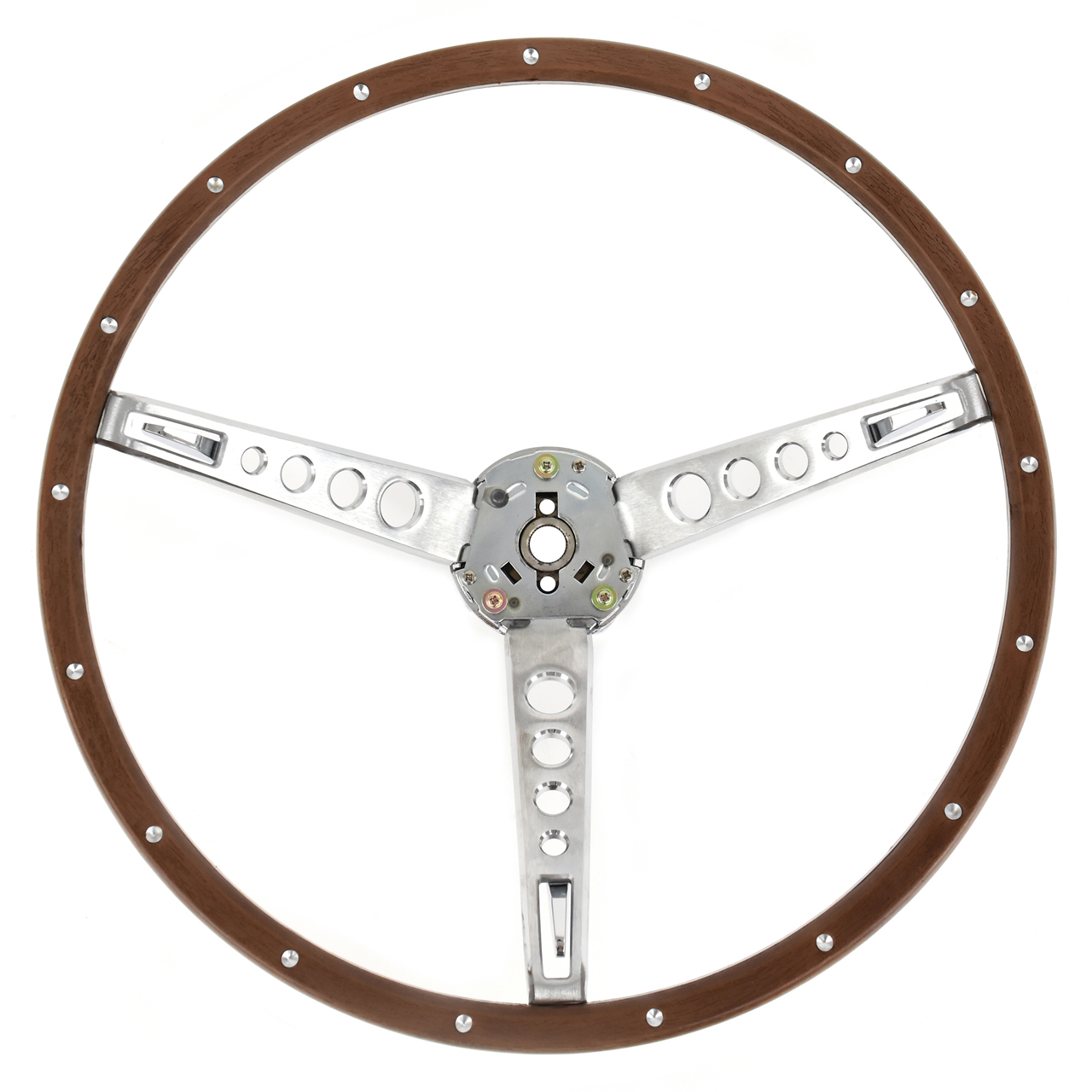 ACP FM-ES008A 1965-66 Mustang Deluxe Woodgrain Assembly Steering Wheel ...