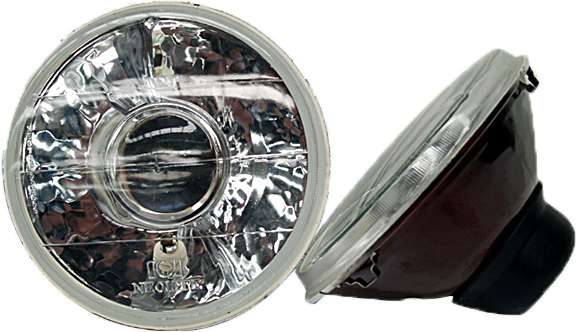 Custom Mustangs HL102-XXX Semi Sealed Beam Headlight 7" Multi Surface ...