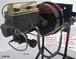 CSRP LKP.65 1965 - 1966 Mustang Power Brake Under Hood Line Kit