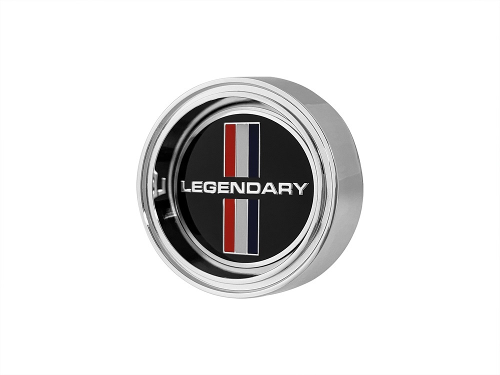 Legendary Wheels LW-HC029 Black Tri-bar Legendary Wheel Center Cap