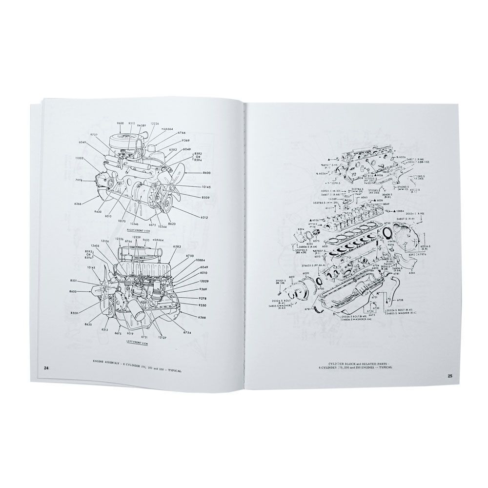 Jim Osborn Reproductions MP-313 1967 - 1968 Mustang Exploded View Illustration Manual