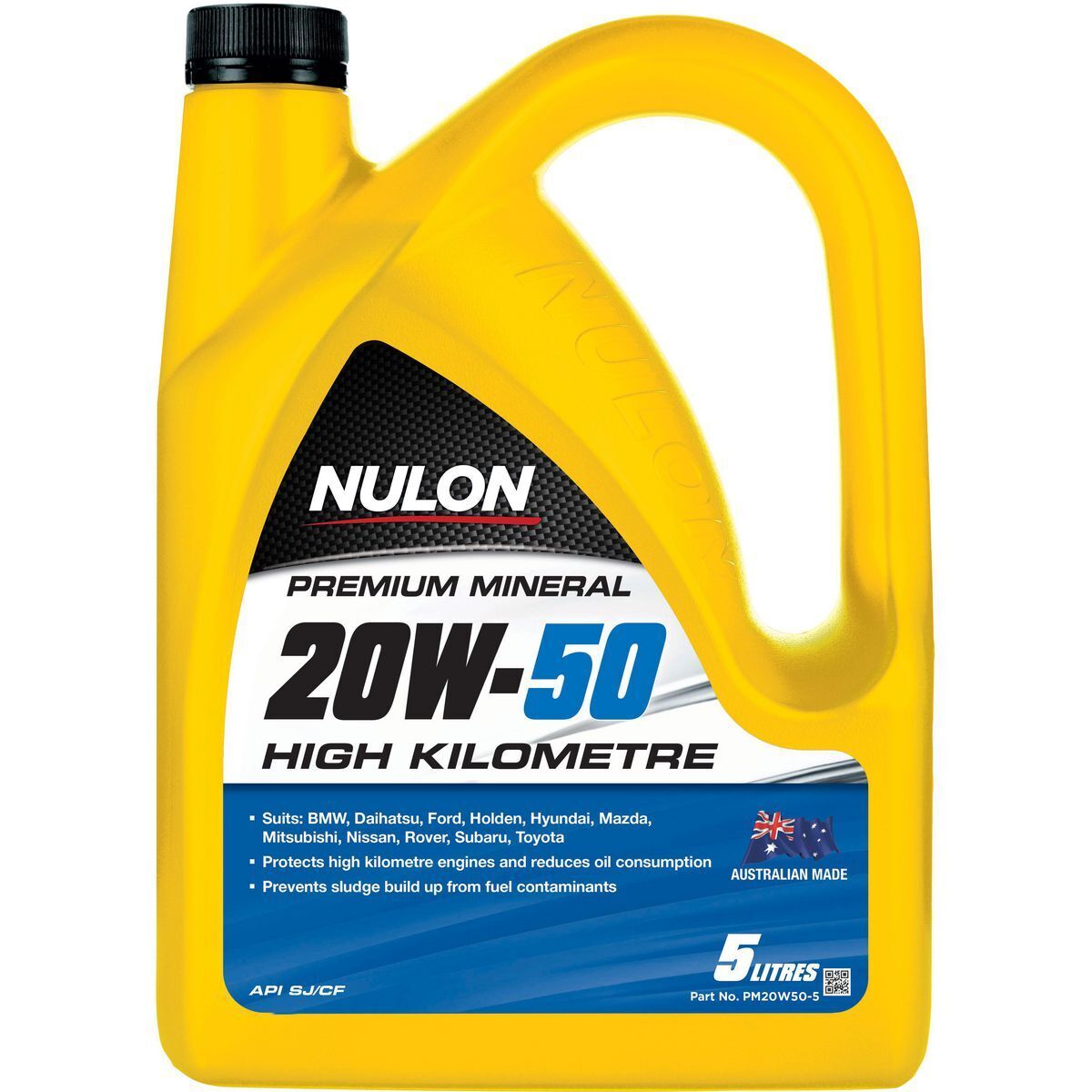 Nulon ST25-AFL1 Nulon High Zinc Mineral 25W-60 5L Street and Track ...