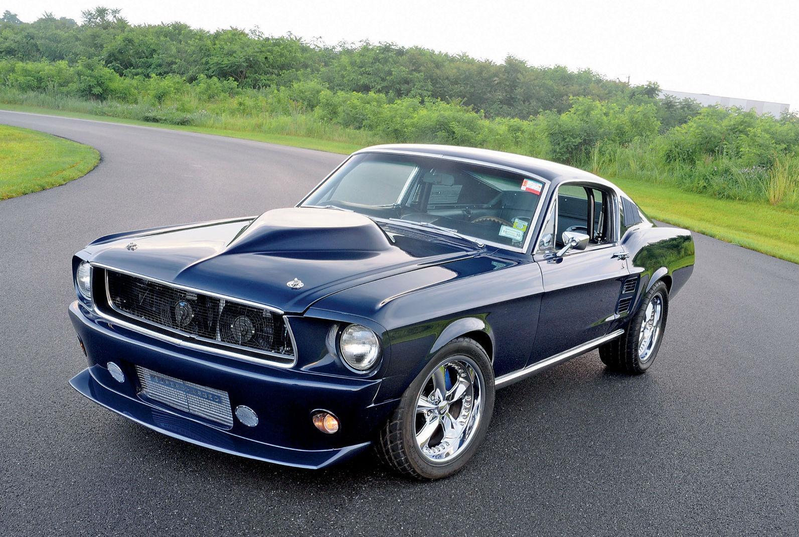 Custom Mustangs TBOLT Ford Thunderbolt Style Fibreglass Bonnet Bulge ...
