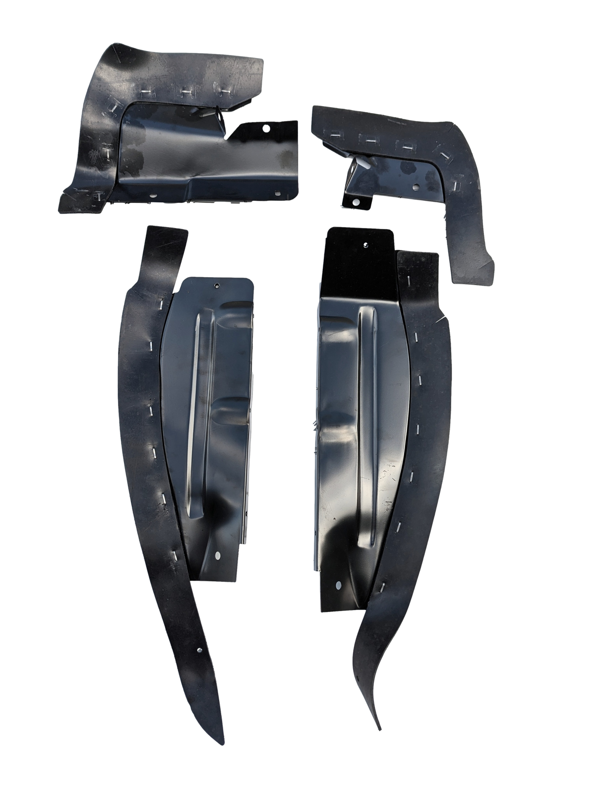 XR - XY Falcon Front Fender Splash Shield Set - 4 Piece