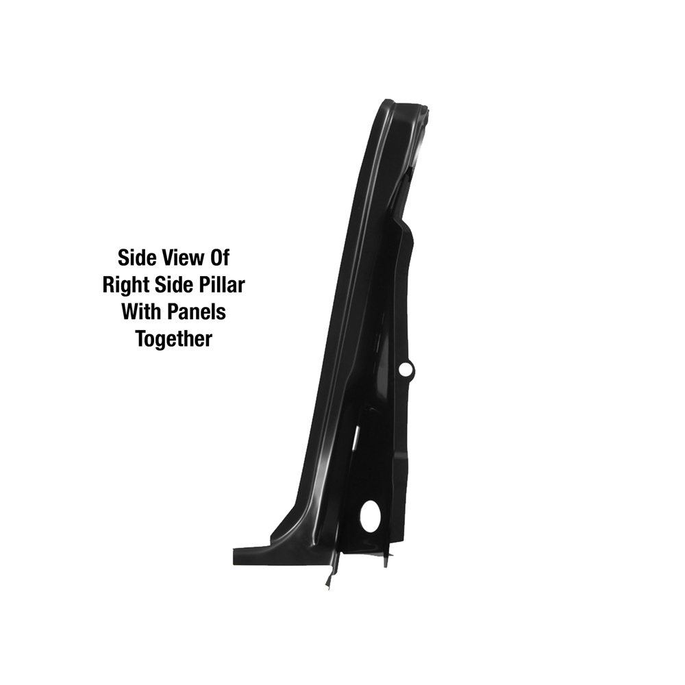 3644B 1967 - 1968 Mustang B Pillar Inner & Outer LH & RH