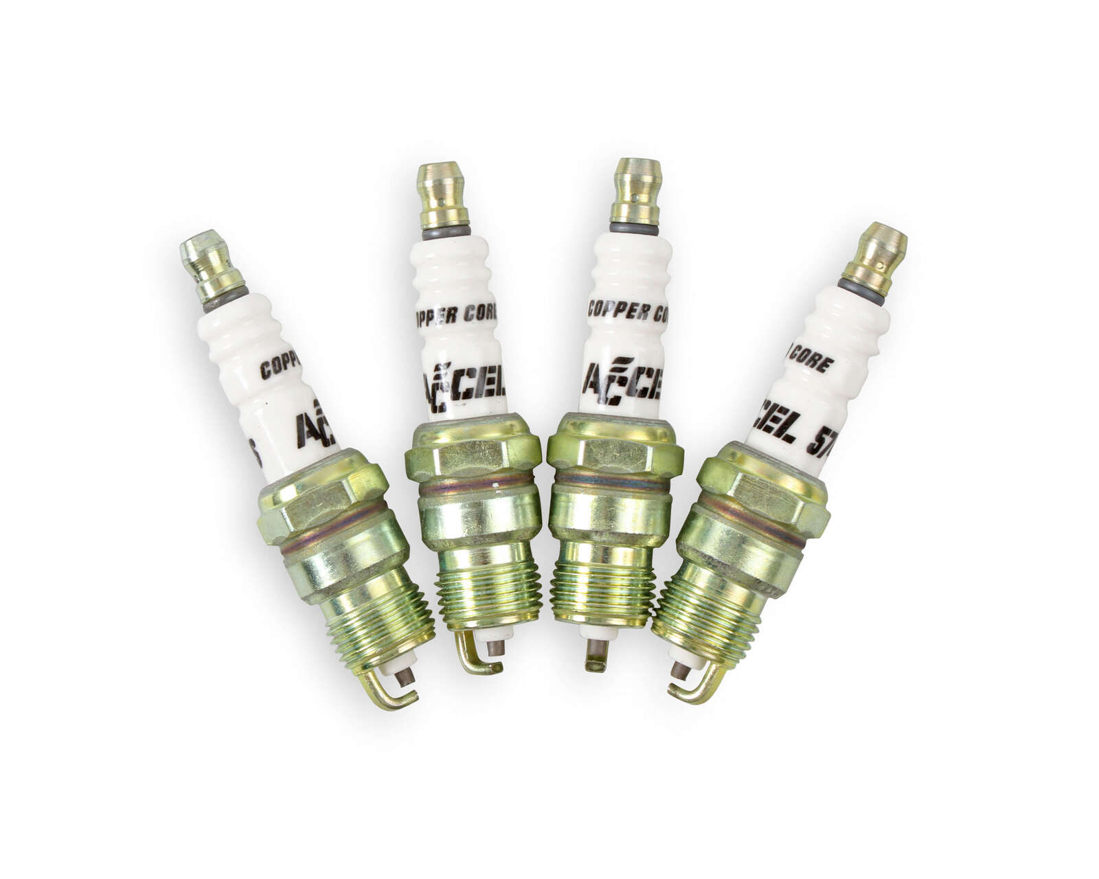 ACCEL 8198 Accel Spark Plug Set Shorty Header Plugs 14mm Thread .46 ...