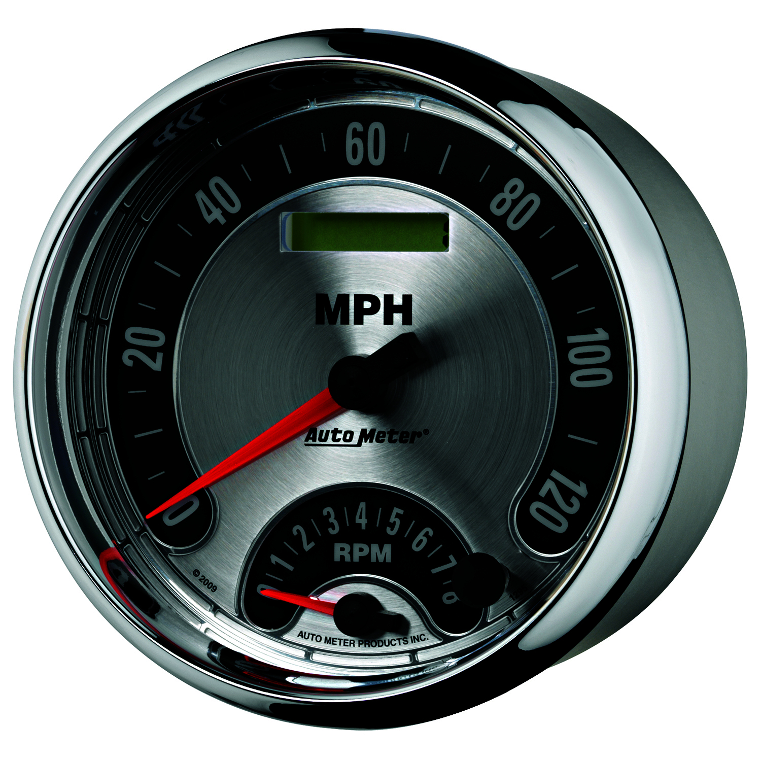 Autometer ATM1295 American Muscle 5" Electric Tachometer/Speedometer ...