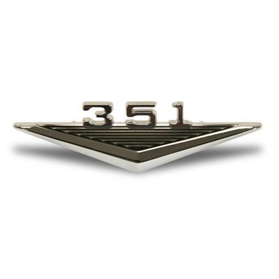 Scott Drake C3OZ-16228-351-KIT 1964 - 1966 Mustang 351 Fender Emblems ...