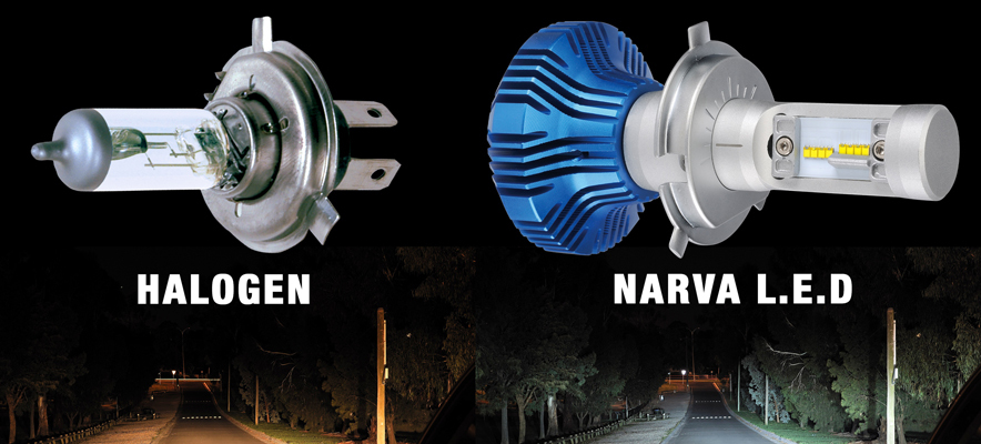 Narva 18007 Narva 9007 LED Headlight Retrofit Kit 25w 6500k Ultra ...