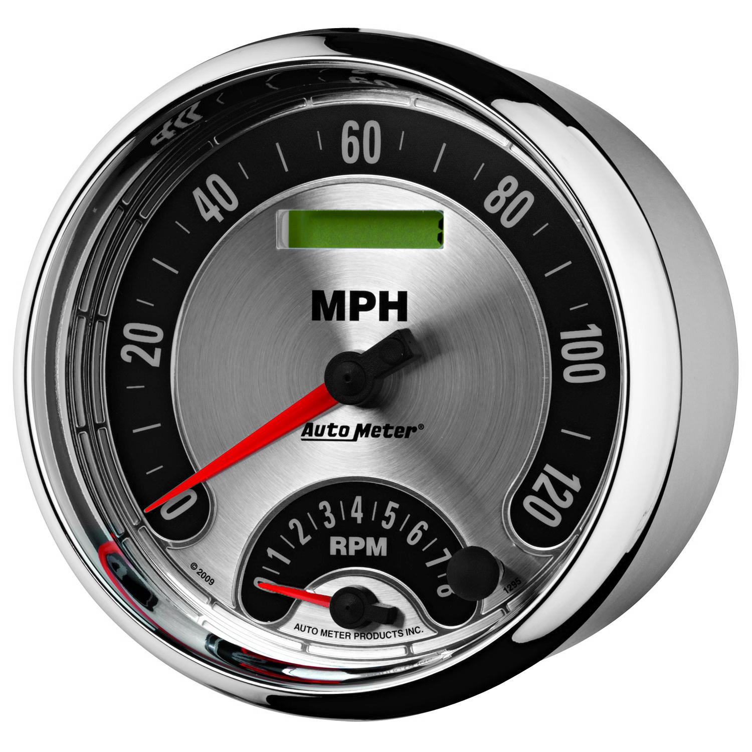Autometer ATM1295 American Muscle 5" Electric Tachometer/Speedometer ...
