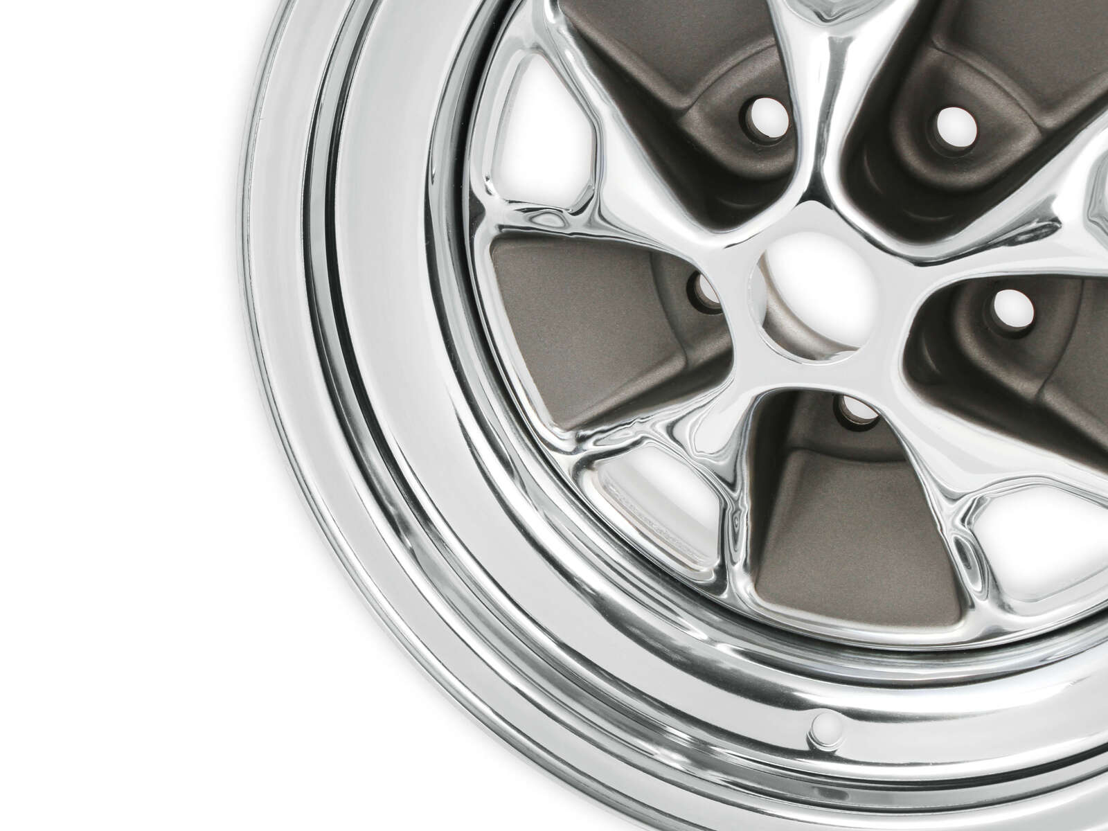 Scott Drake C5ZZ-1007-CR 1964 - 1967 Mustang Styled Steel Wheel (15x7 ...