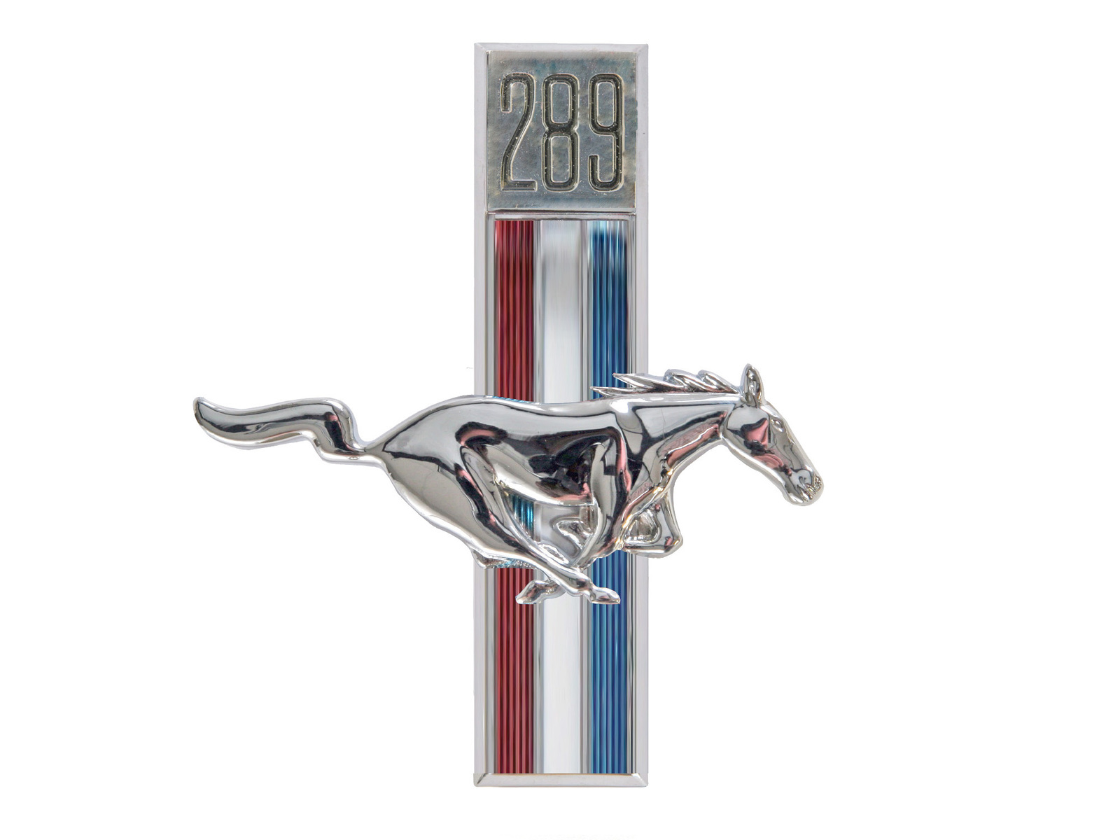 Scott Drake C7ZZ-6540282289 1967 Mustang Emblem Kit 289