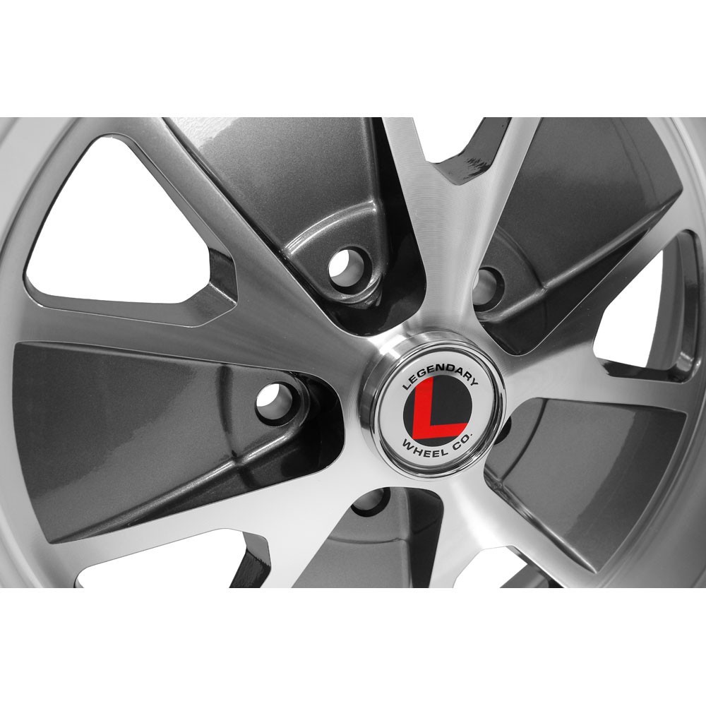 Legendary Wheels DRK-LW277CH 17 x 7 Styled Alloy Wheel SET 4 with Caps ...