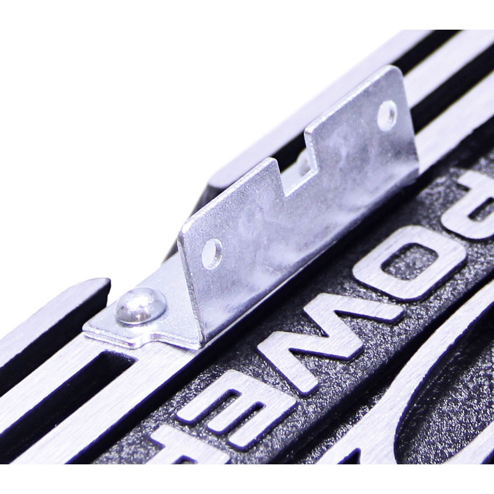 Scott Drake 6A582-MAV Finned Aluminium Valve Covers Maverick Black Wrinkle