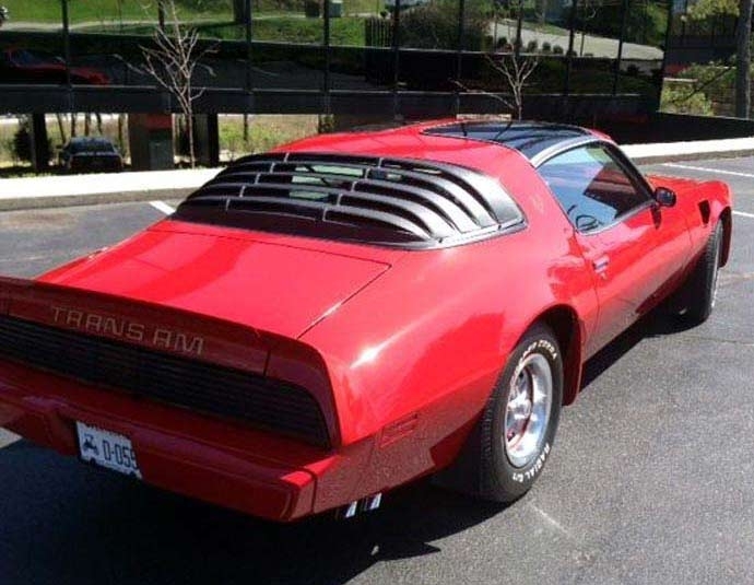 WL1002 1975 - 1981 Camaro & Firebird Rear Window Louver Kit