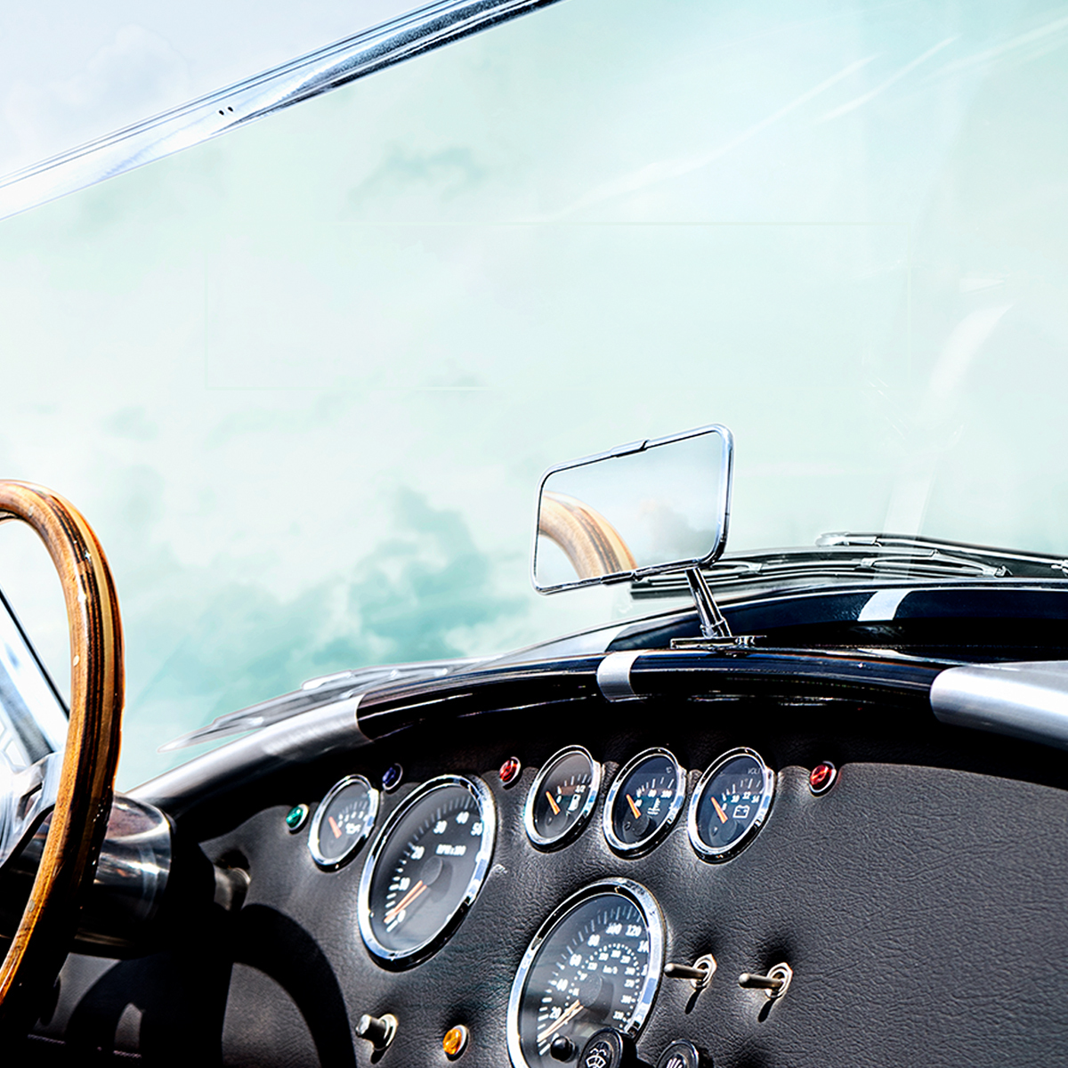 AC-17700 AC Cobra Rear View Mirror
