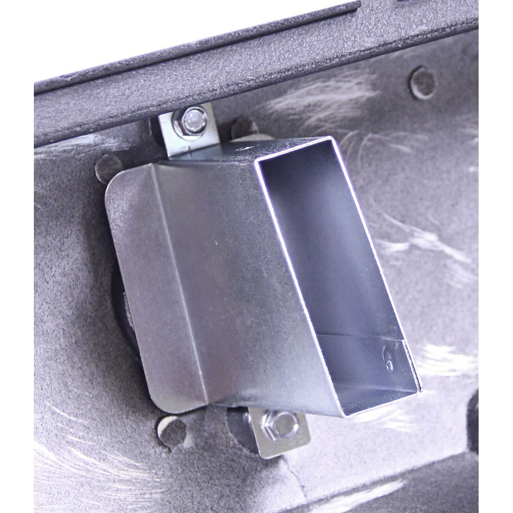 Scott Drake 6A582-MAV Finned Aluminium Valve Covers Maverick Black Wrinkle
