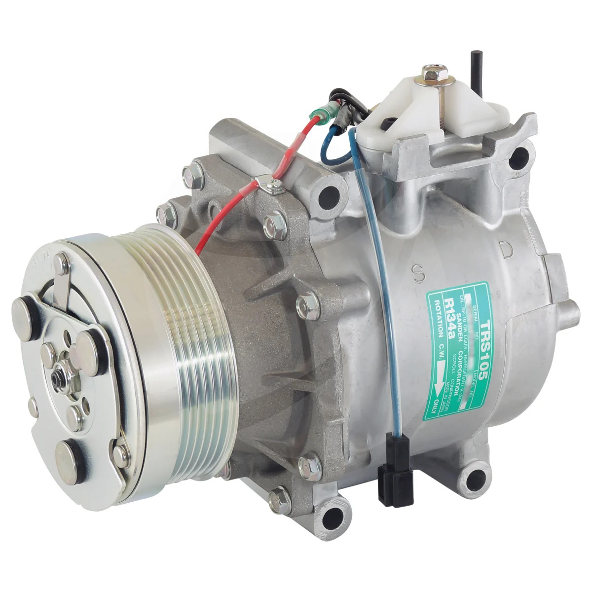 CM3304 EB - EL Falcon Air Conditioning Compressor 5.0 V8 - Genuine Sanden