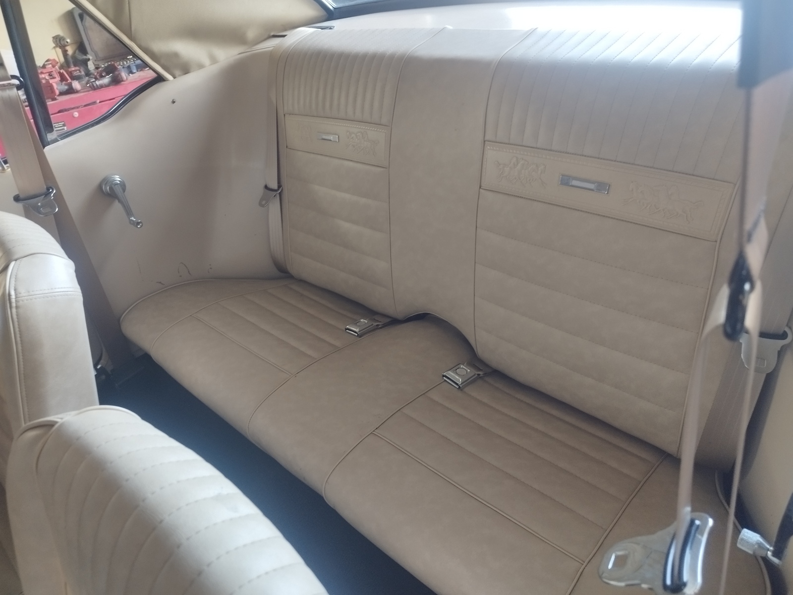 SB-3P-REAR-ADR-COUPE 1964 - 1968 Mustang Coupe Rear 3-Point Seat Belt ...