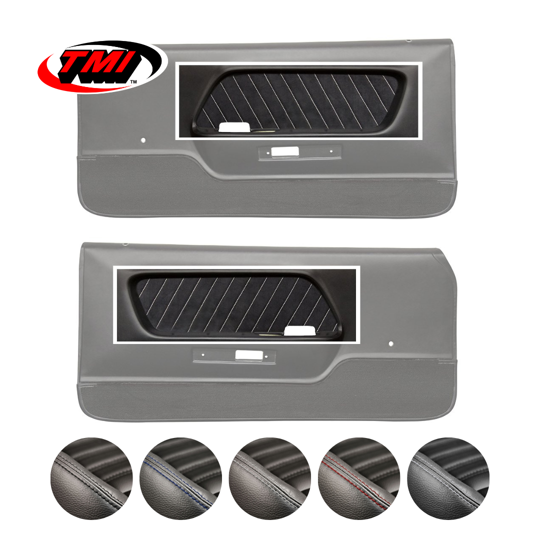 TMI Products 11-70102-99-XXX 1969-70 Mach1/Deluxe Door Panel Sport-R Inserts (1 Pair)