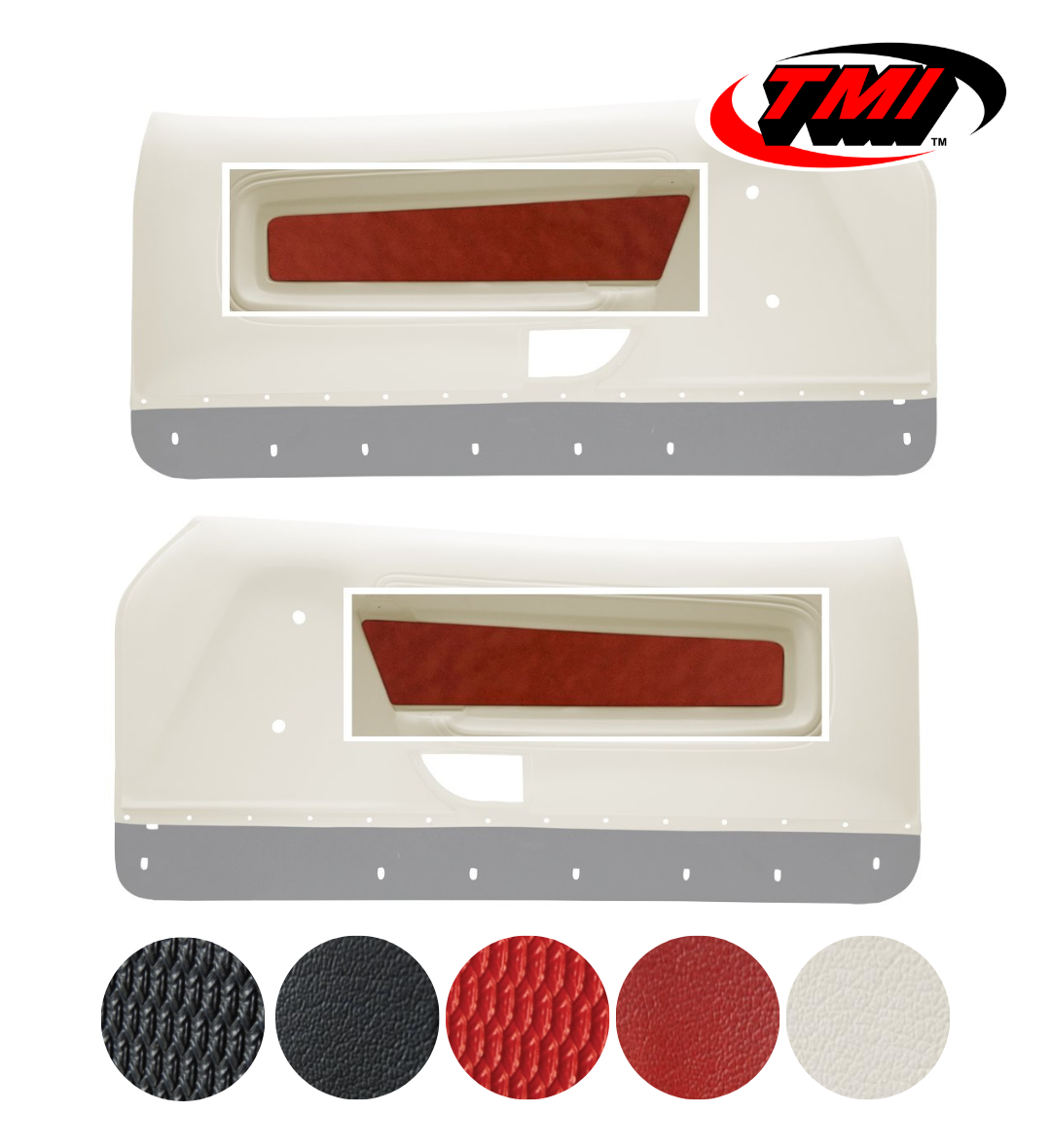 TMI Products 11-70105-XXX 1971-73 Mach1/Deluxe Sport Door Panel Sport ...