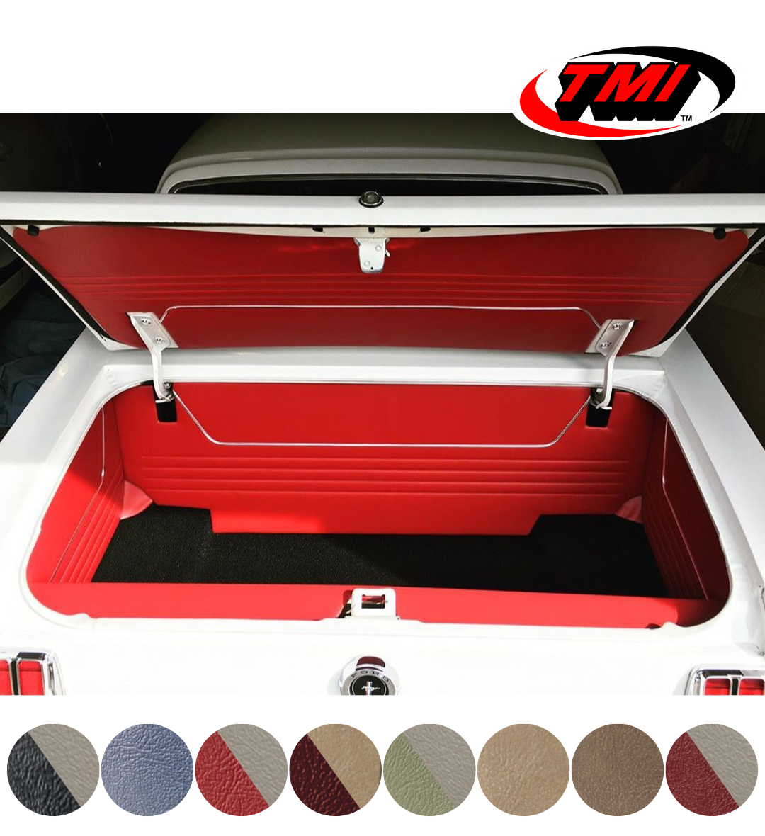TMI Products 34-T7005-XXX-XXXX-301 1964-66 Mustang Fastback 5 Piece ...