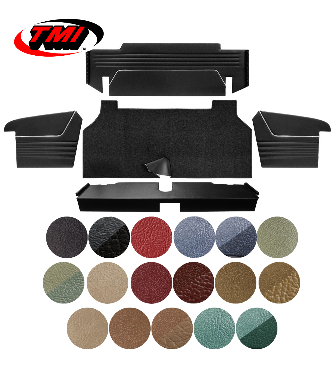 TMI Products 34-T700X-XXXX-301 1967-68 Mustang Coupe/Convertible 6 ...