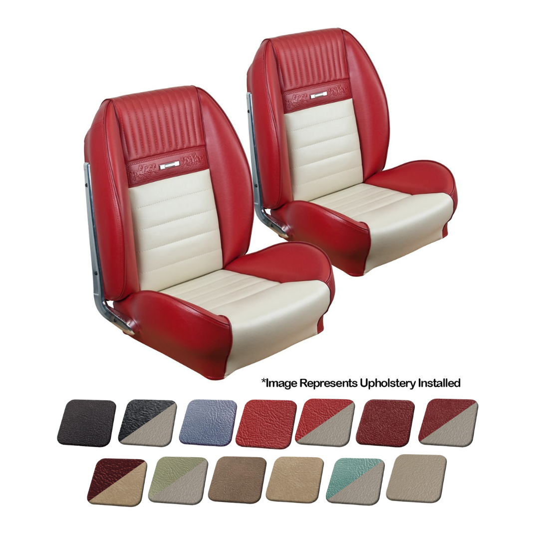 TMI Products 43-70905-XXXX 1964 1/2-66 Mustang Deluxe Pony Sport Seat ...