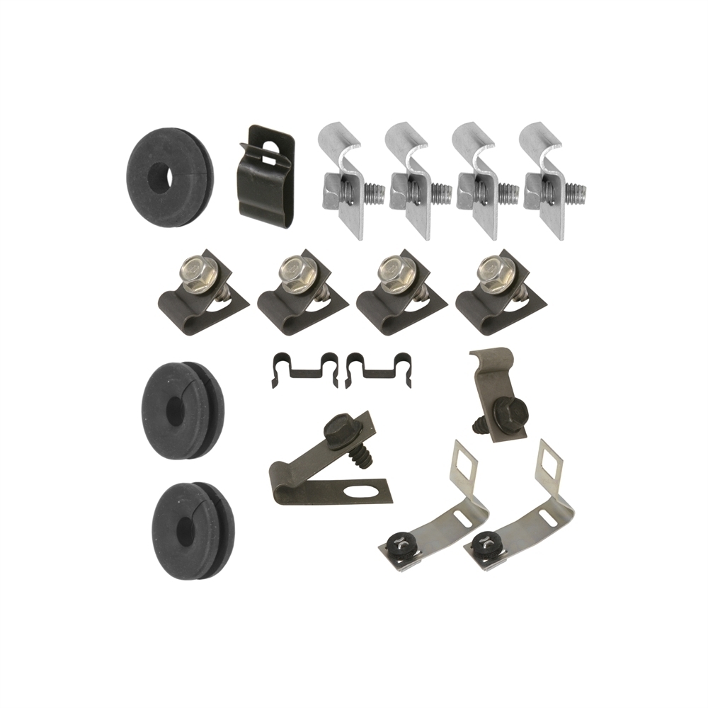 AMK Products 67Z-BF6X 1967 Mustang Brake & Fuel Line Fastener Kit - 200 ...