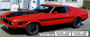 Graphics Express 799-XX 1971 Boss 351 Mustang Complete Stripe Kit