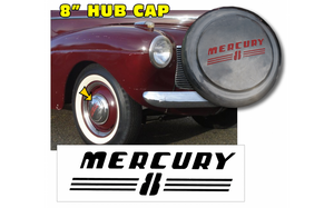 Graphics Express A723-XX 1948-52 Mercury 1/2 Ton Truck 8" Hub Cap Name ...