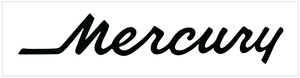 Graphics Express A940-XX Mercury Script Name Decal (Size 175 Tall x 11 ...