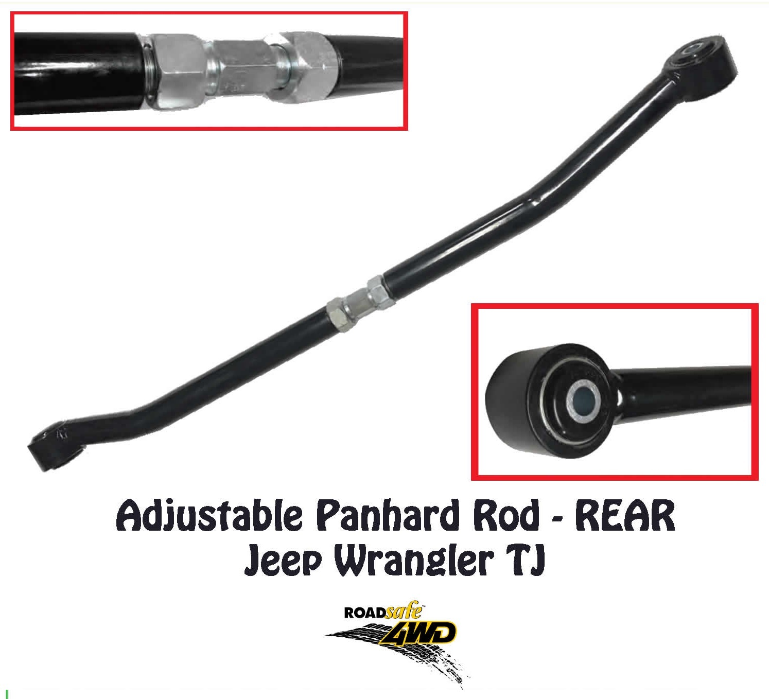 APR019 1996 - 2006 TJ Jeep Wrangler Rear Adjustable Panhard Rod (Track ...
