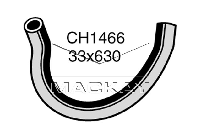 Mackay CH1466 Radiator Hose - Lower (Mitsubishi L300 SB 1.8L I4)