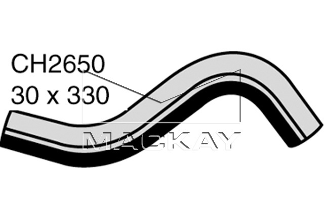 Mackay CH2650 Radiator Hose - Upper (Mazda MX5 NA 1.6L I4)