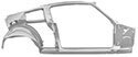 Dynacorn DII-3645XXX 1967-68 Mustang Fastback Quarter/Door Frame Assembly