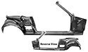 Dynacorn DII-36XXX 1967-68 Mustang Convertible Quarter/Door Frame