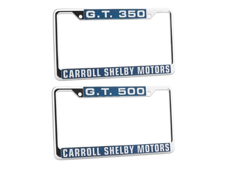 Scott Drake DRK-ACC-LPF-XXX Carroll Shelby Motors License Plate Frame