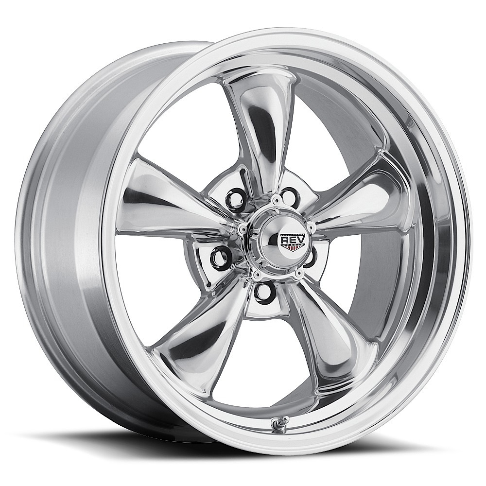 1964-73 Mustang Classic Wheel (Polished, 15 x 7 with 4” Backspace)