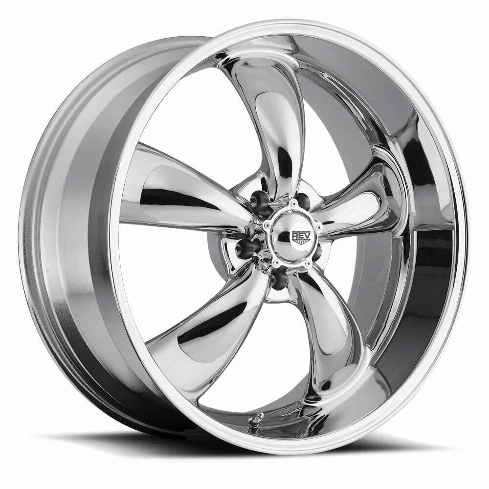 1964-73 Mustang Classic Wheel (Chrome, 15 x 8 with 4.5” Backspace)