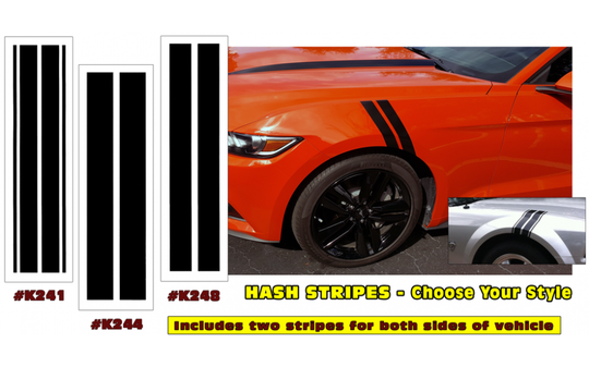 Graphics Express K24X-XX Customization Hash Marks Decal