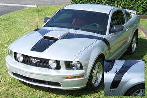 Graphics Express K250-S7-XX 2005-09 Mustang GT Hood Flare w/ Square ...