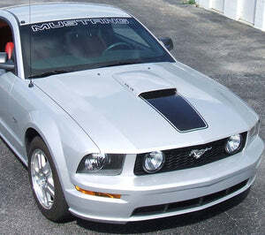Graphics Express K268-S7-XX 2005-09 Mustang GT Square Nose Hood w ...