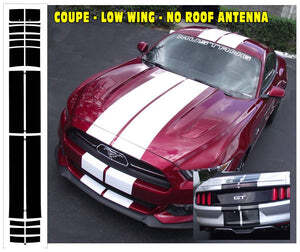 Graphics Express K725-XX 2015 -17 Mustang Coupe 10" Lemans Straight ...