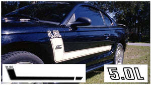 Graphics Express N277-50L-XX 1994-98 Mustang Boss Style Side Stripe Kit ...