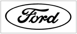 Graphics Express N305-XX Ford Oval Logo Open Style Decal (10 x 2525)